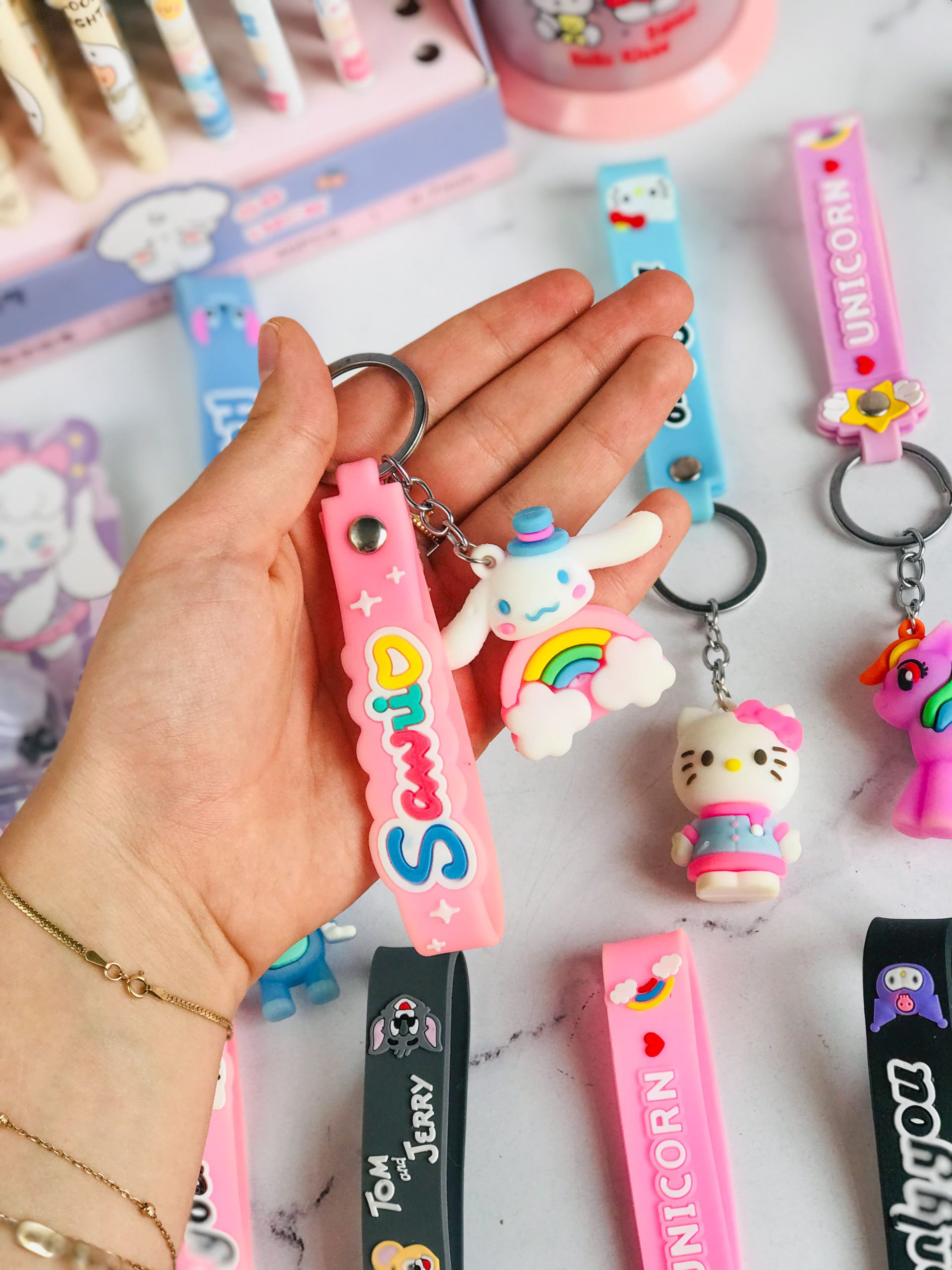 جاکلیدی سیلیکونی فانتزی - عسل آرت شاپ